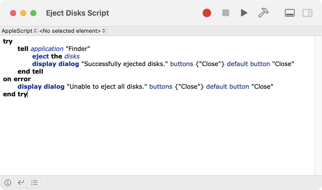 Using Keyboard Maestro And Applescript To Eject External Drives Macsparky