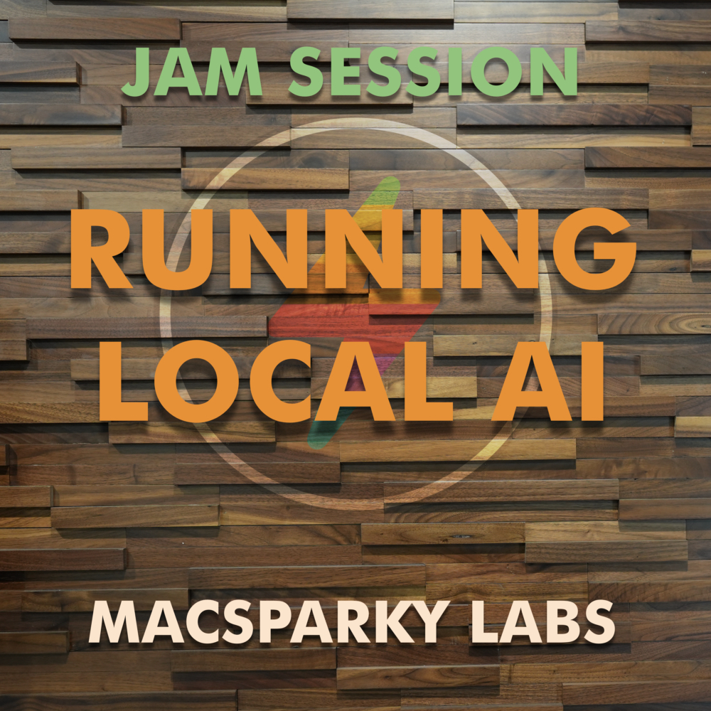 Jam Session 001 - Local AI - MacSparky
